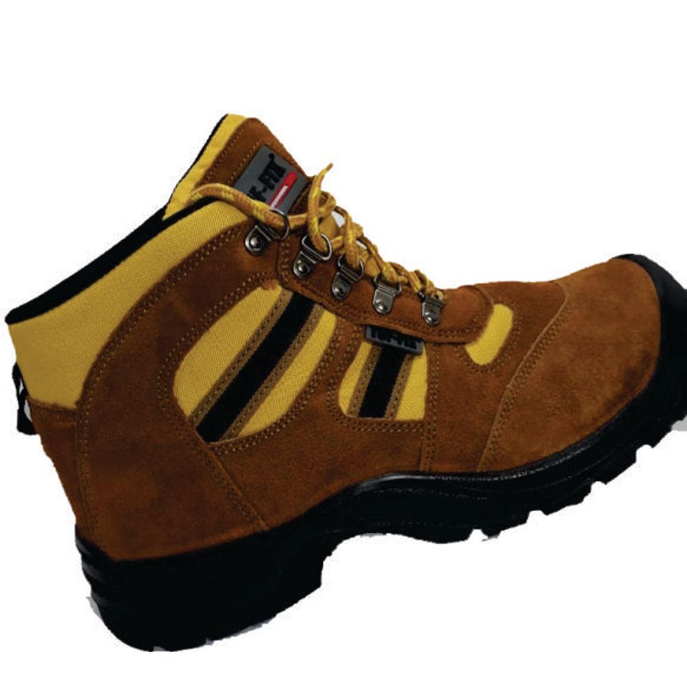 BOTA COLOR MIEL PUNTA CASQUILLO SUELA ACERO N43 - ferreteriabehza